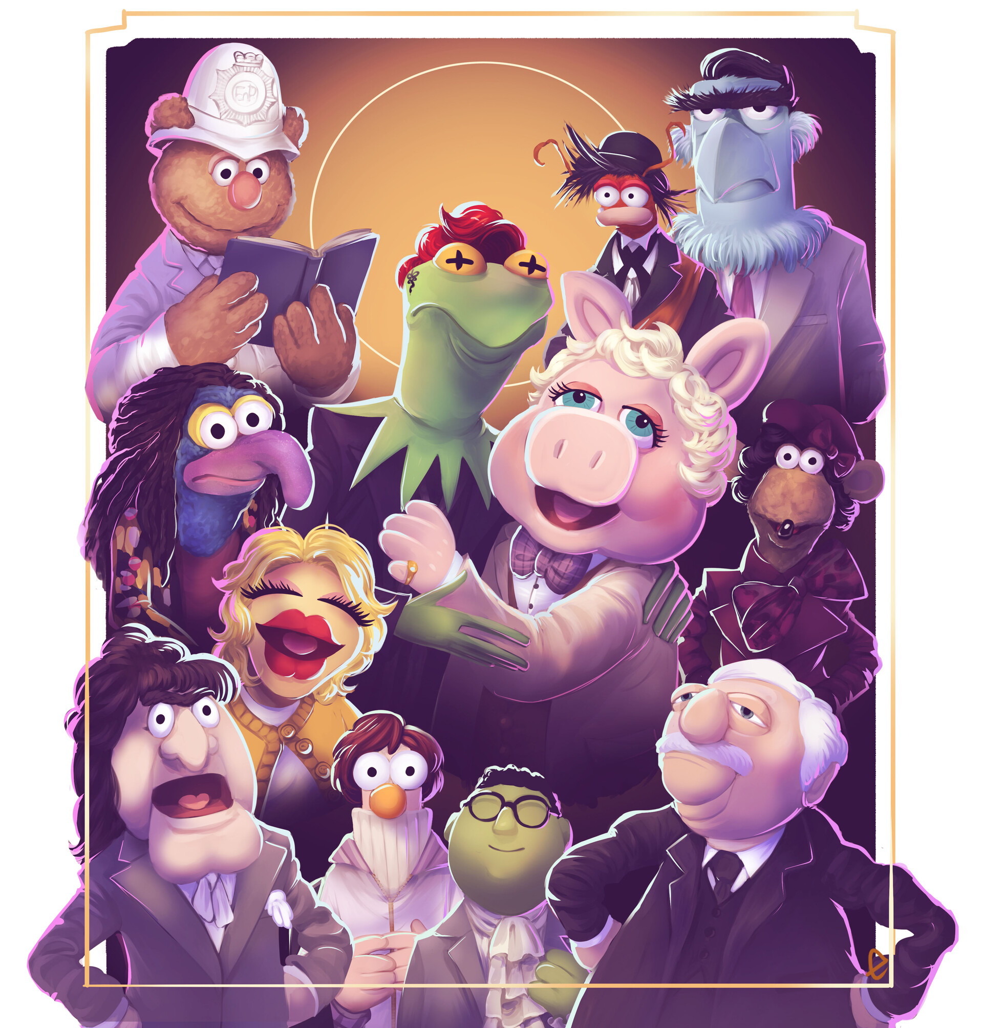 ArtStation - Good Omens Muppets