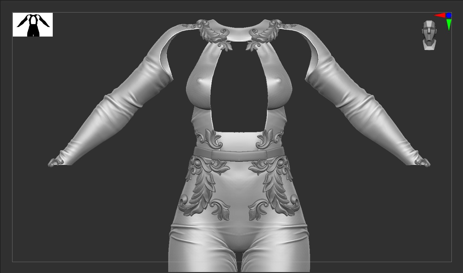 ArtStation - Decorated Bodysuit