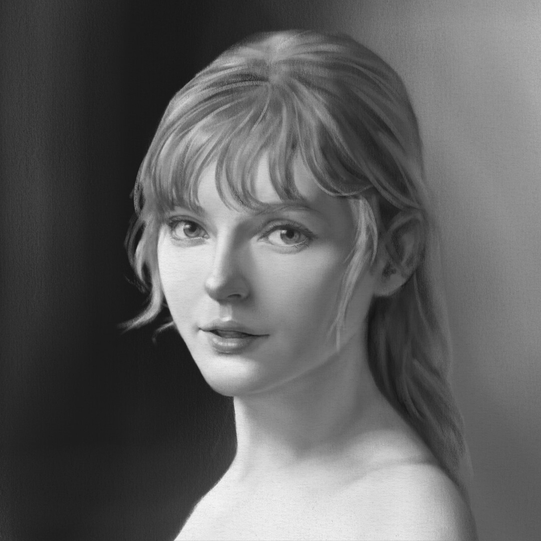 ArtStation - Ella Freya Portrait Study 231104