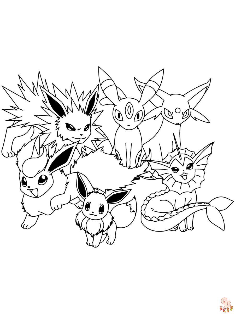 pokemon characters coloring pages printable