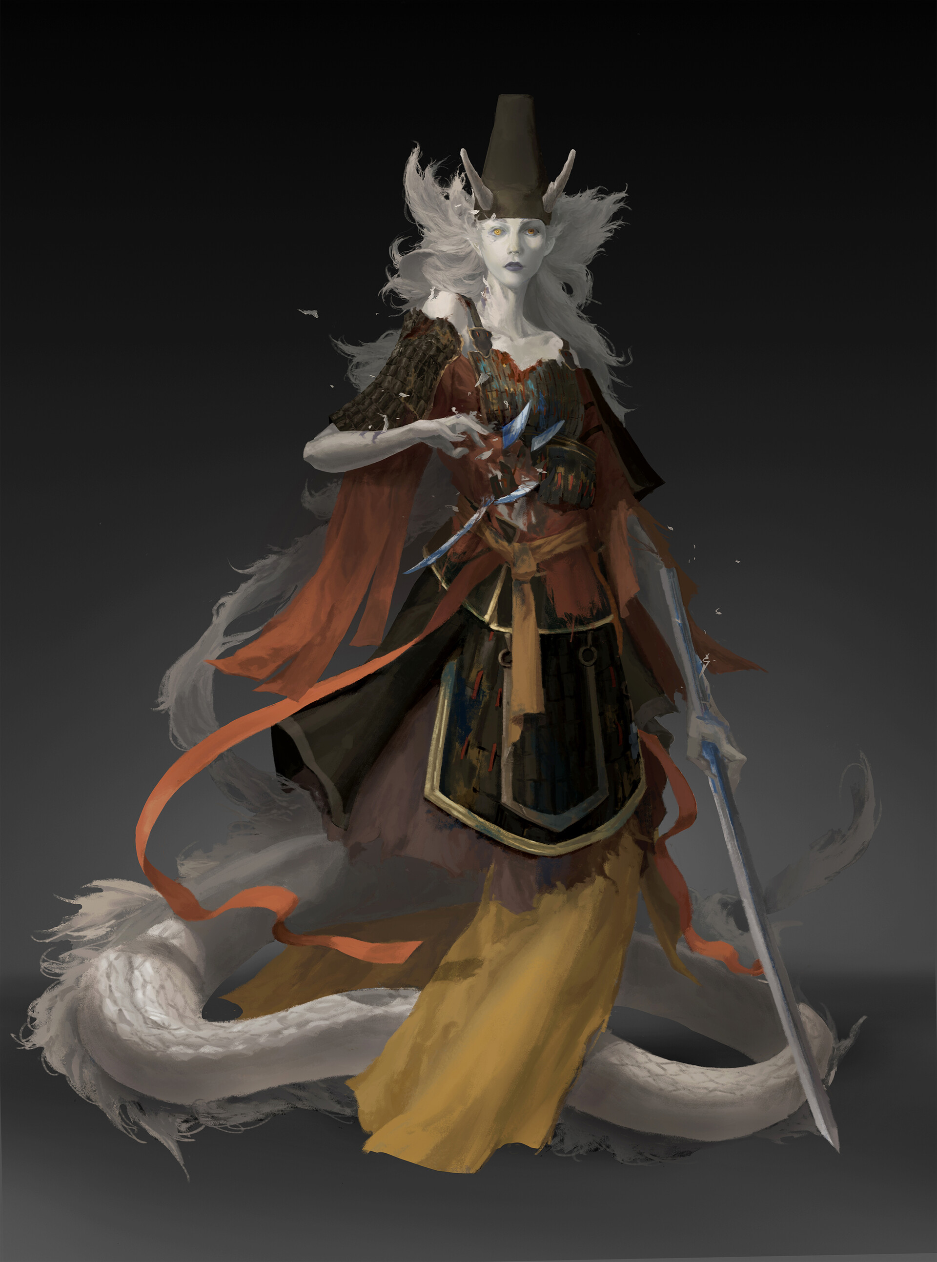 ArtStation - Chinese Dragon Warrior