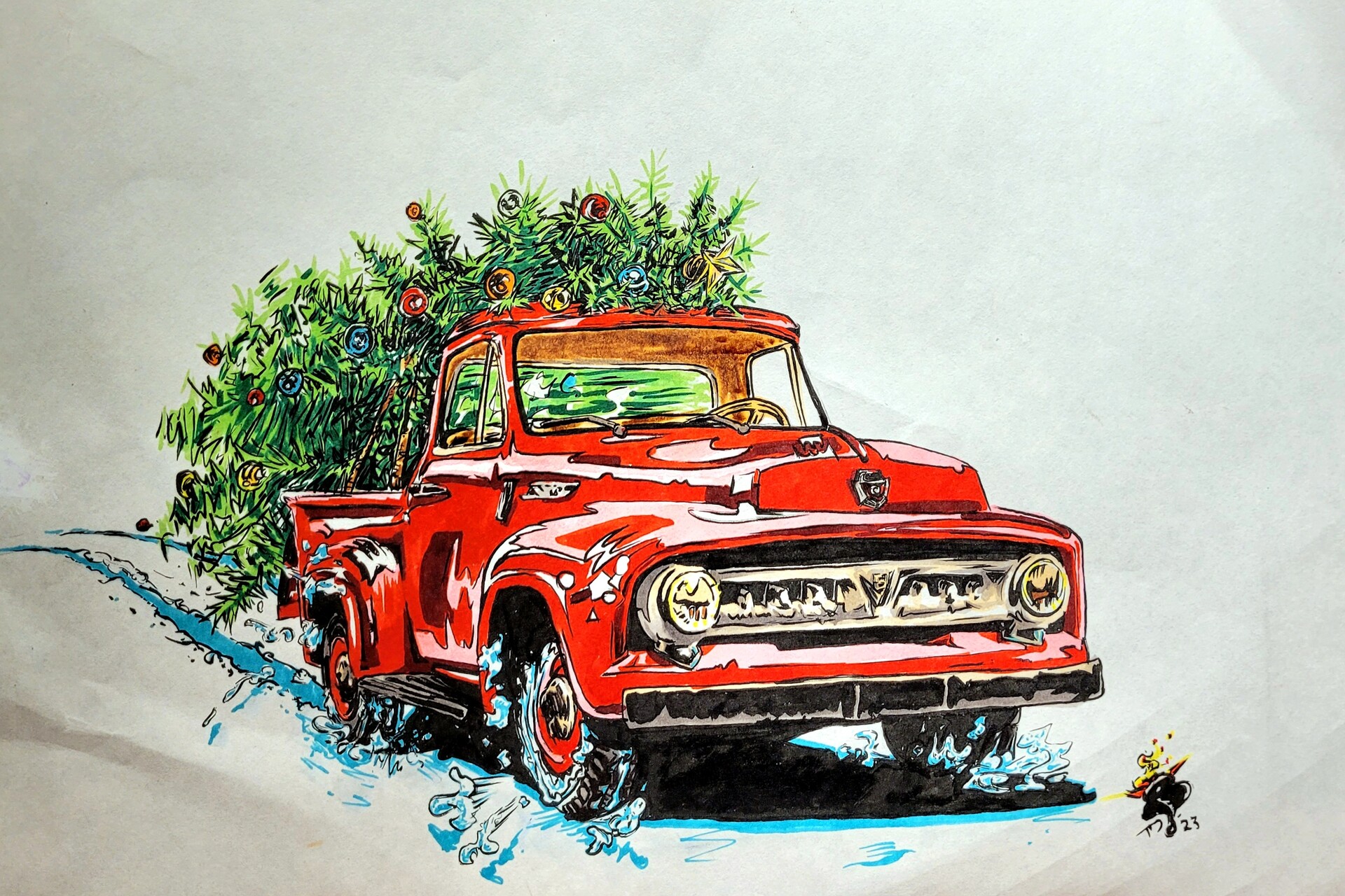 ArtStation - Christmas Ford