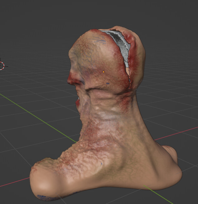 Nathan Stringer - Chainsawing a zombie