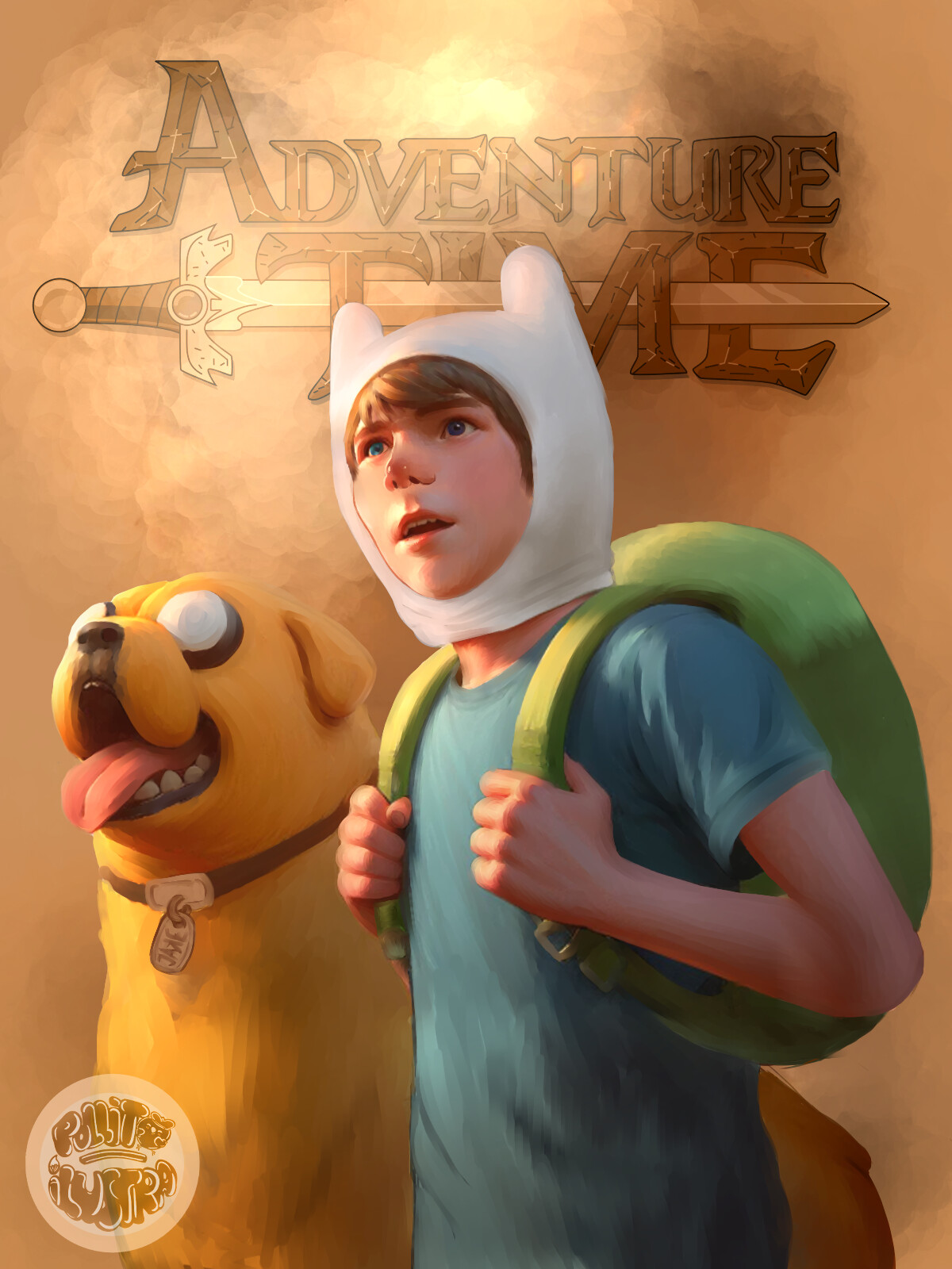 finn and jake realistic drawing
