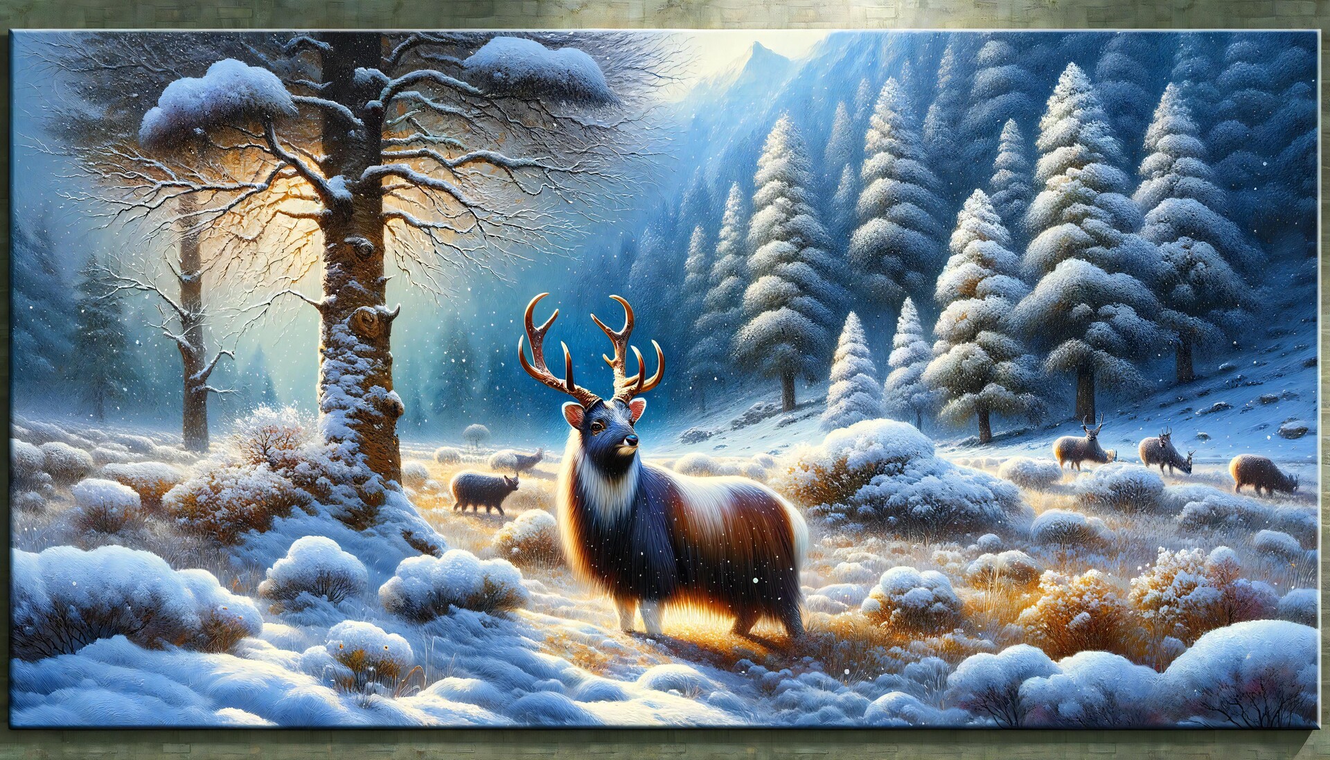 Archana - Frosty Himalayan Haven: Wildlife in Winter's Embrace