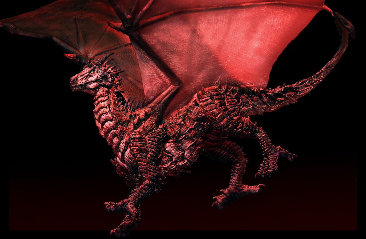 ArtStation - Vezu Red Dragon Model