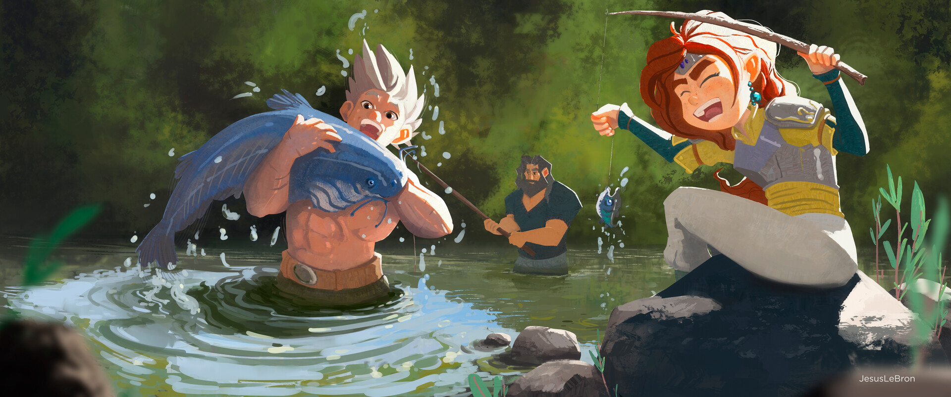 ArtStation - Fishing Stop!