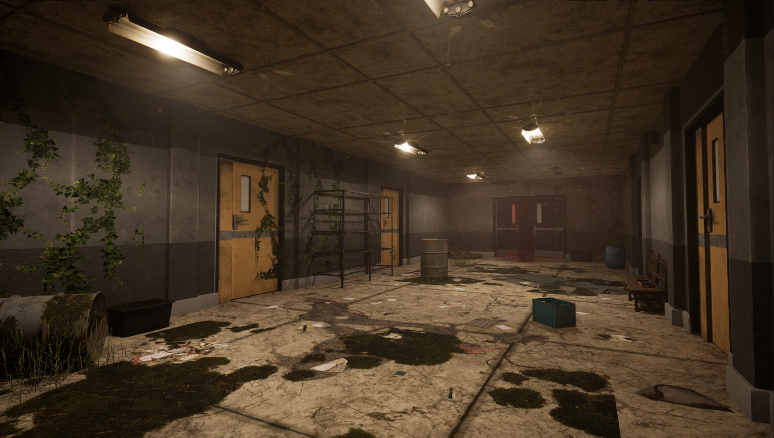 ArtStation - Abandoned Hallway