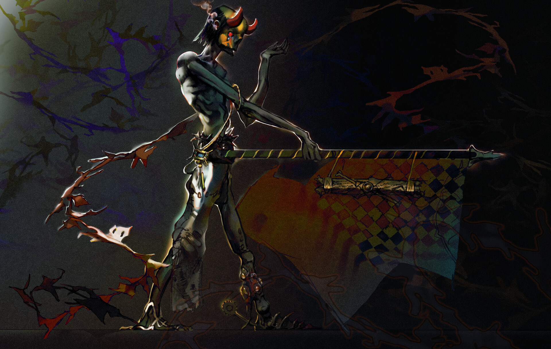 ArtStation - The plague - cover illustration