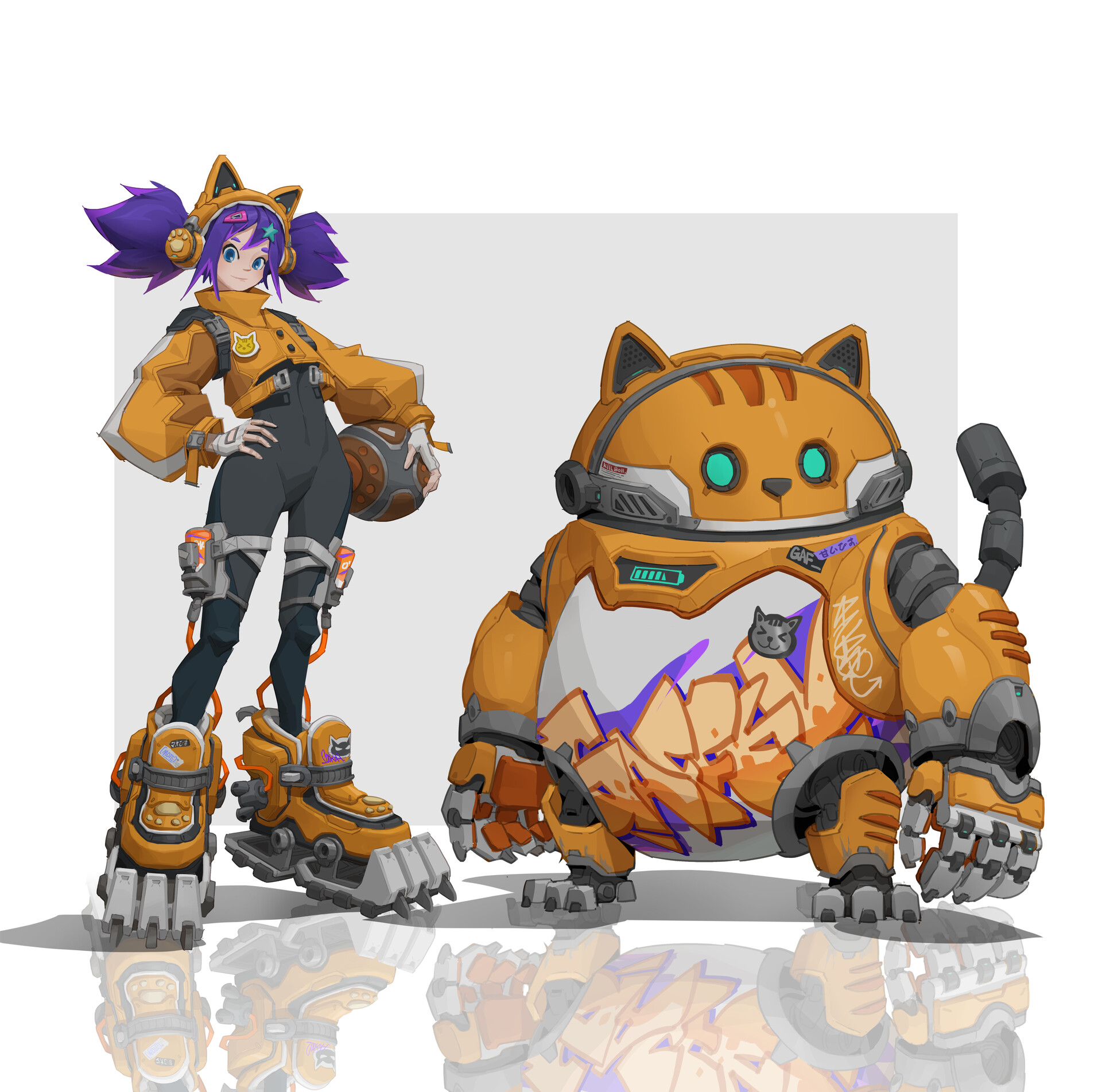 ArtStation - Doodle cat