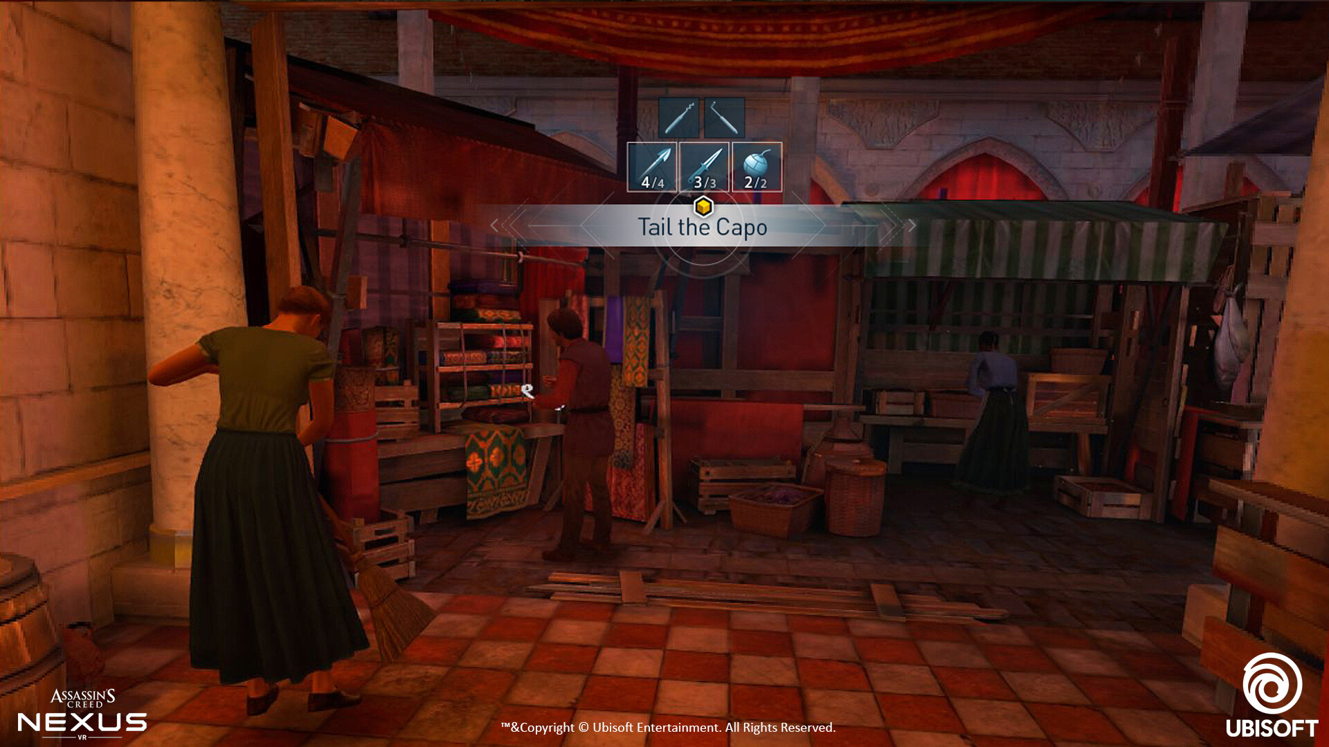 Alexey Kolosov - Assassin's Creed Nexus VR : UX Design for UI