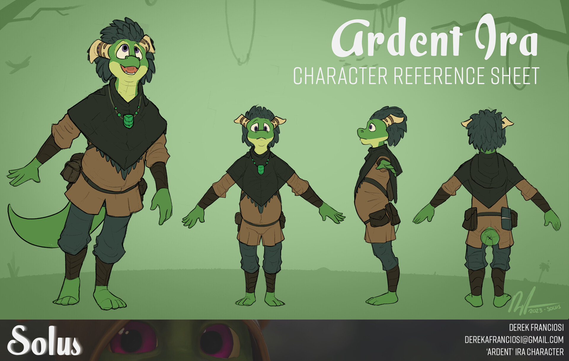 Derek Franciosi - Ardent Ira Character - The Solus Project