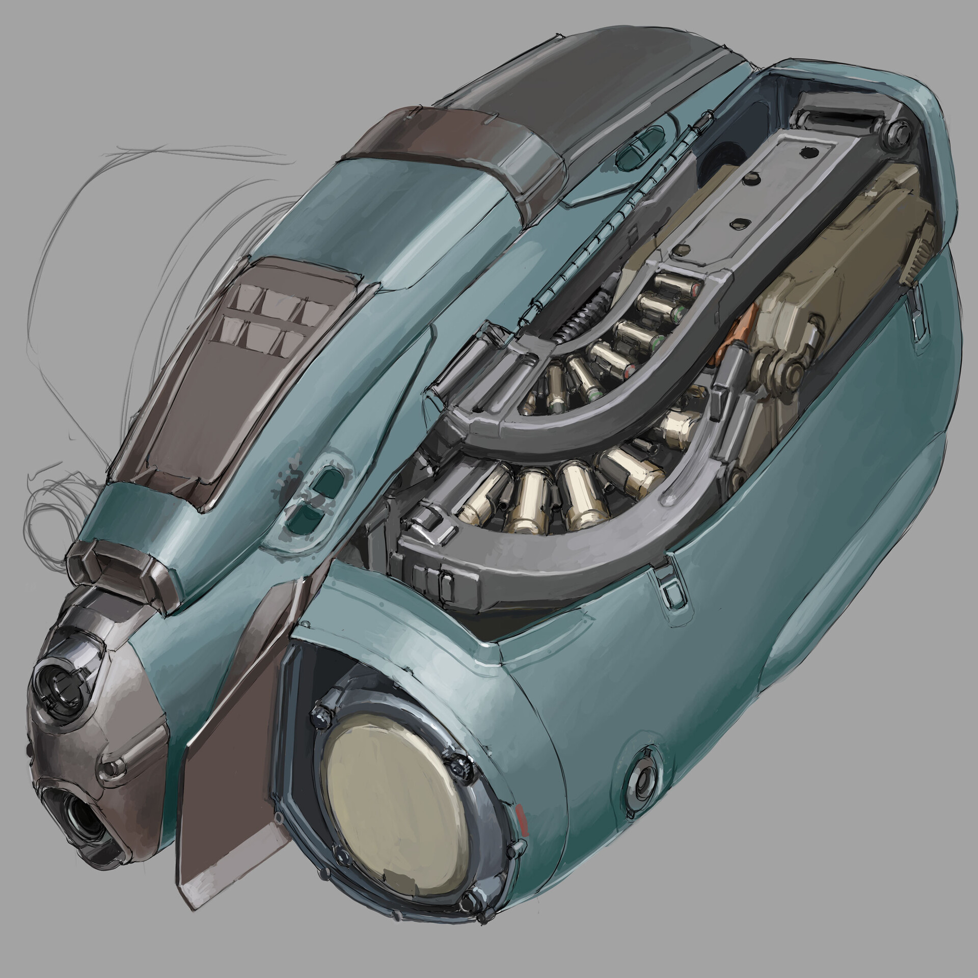 Mike Doscher Design - Gun Pod Concept/Process