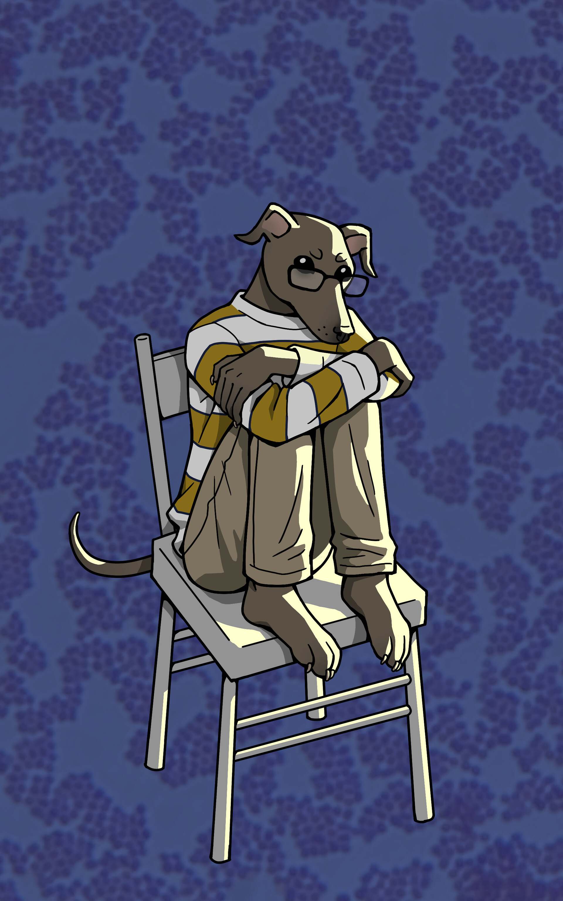 ArtStation - Italian Greyhound Fursona