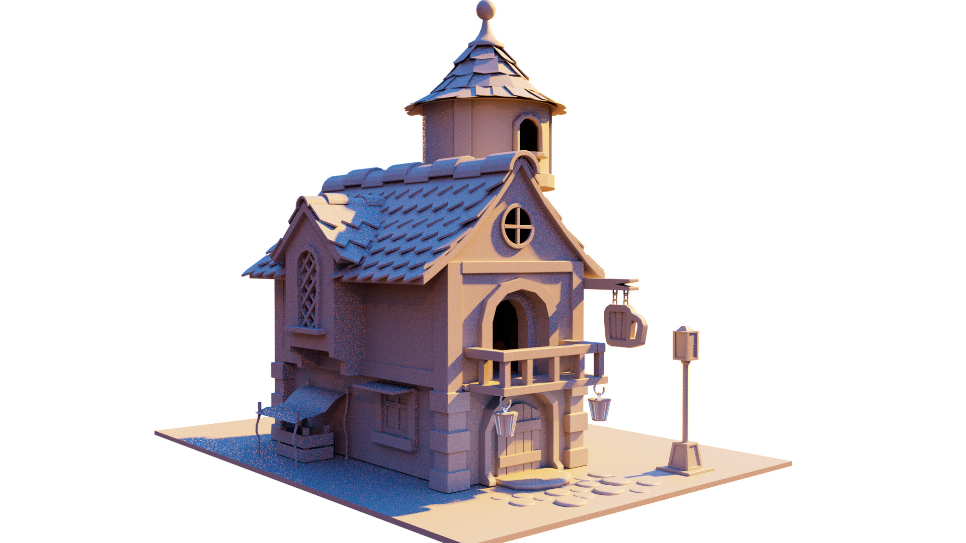ArtStation - 3D House Model Assignment