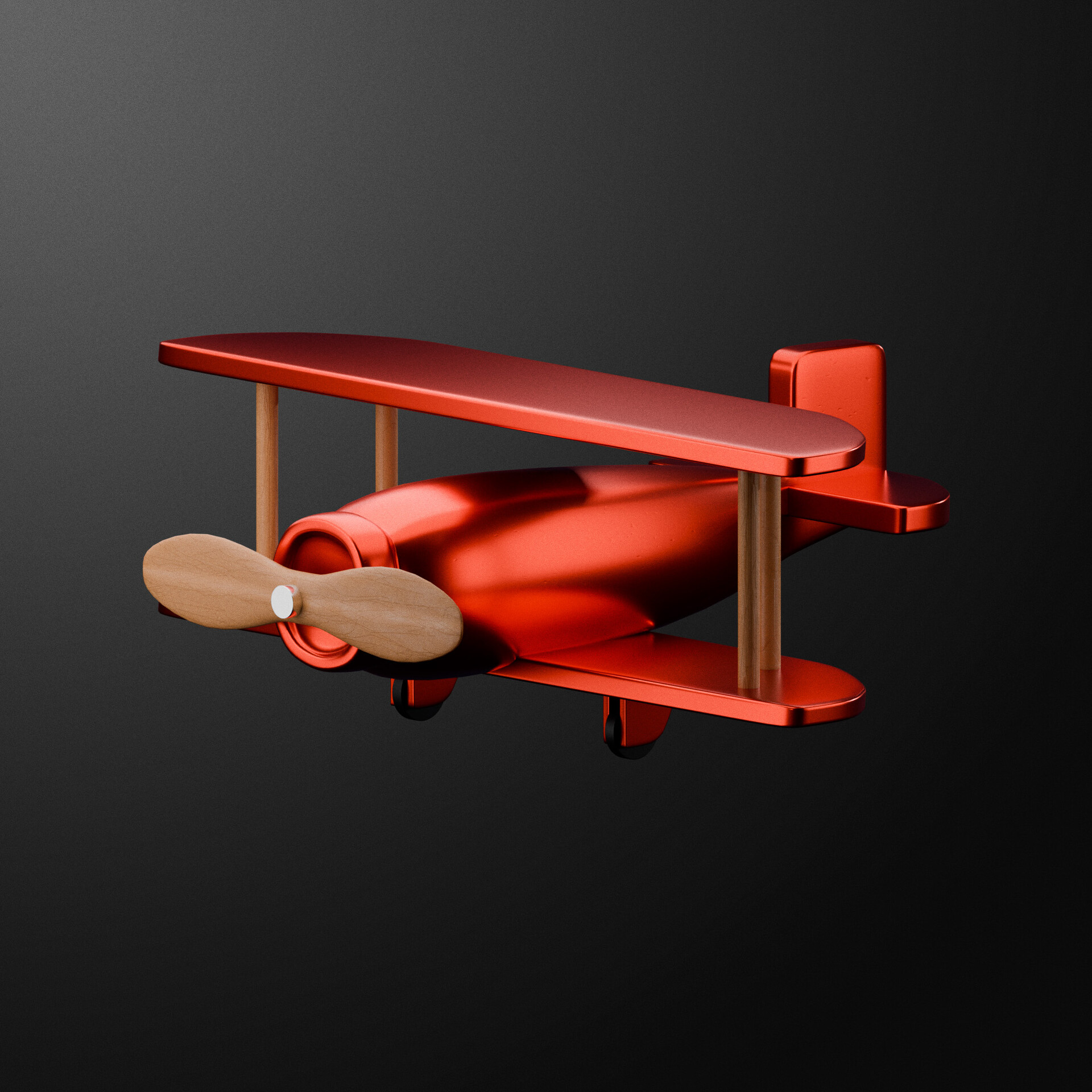 ArtStation - Toy Airplane - Blender Learning // My first model