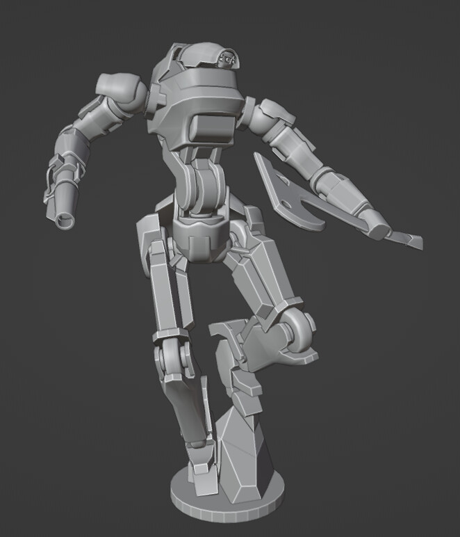 ArtStation - FIVE-EYE Mecha - Original Concept and Model