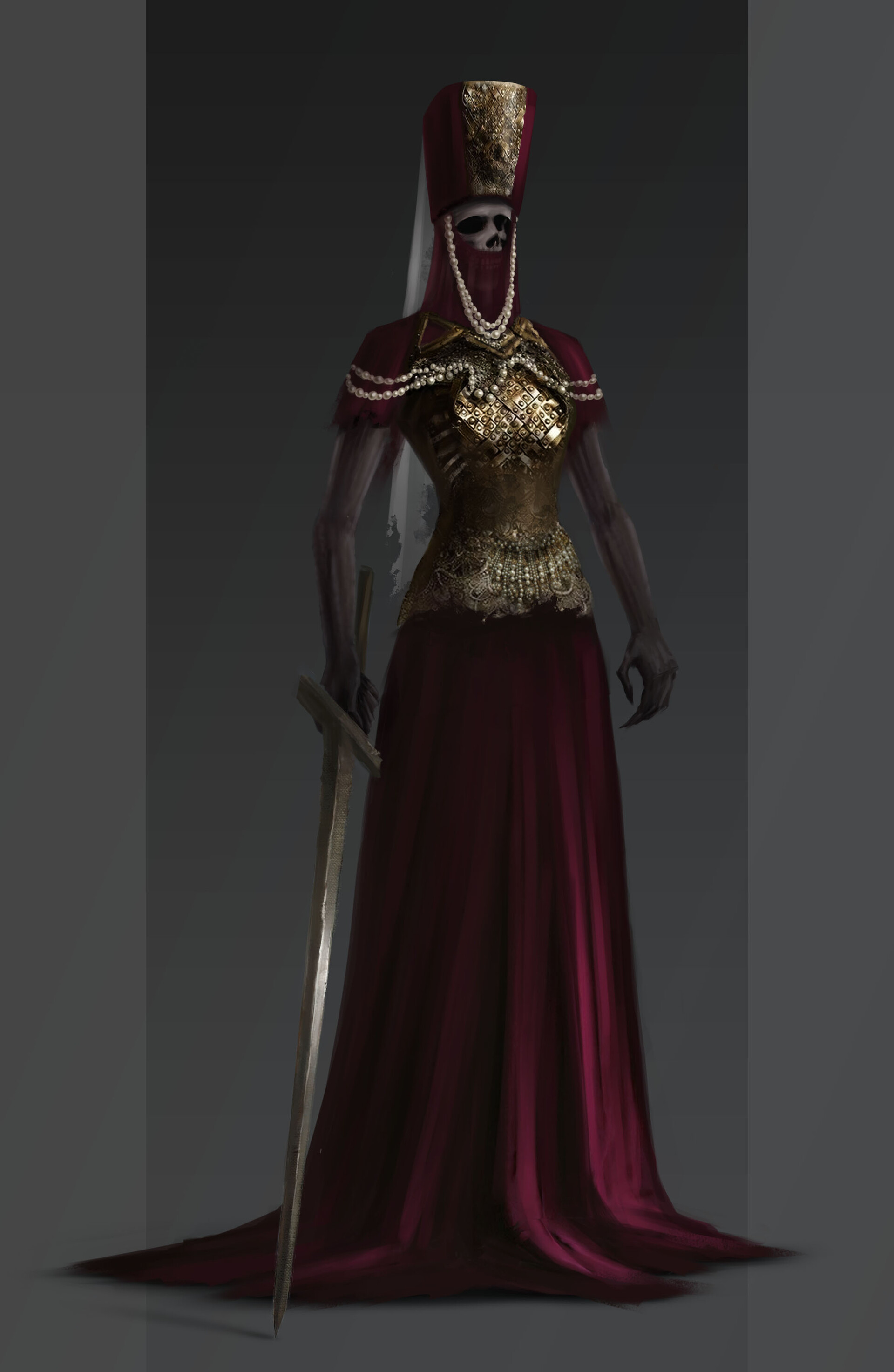 ArtStation - Dead Priestess. Character Design. Character Concept