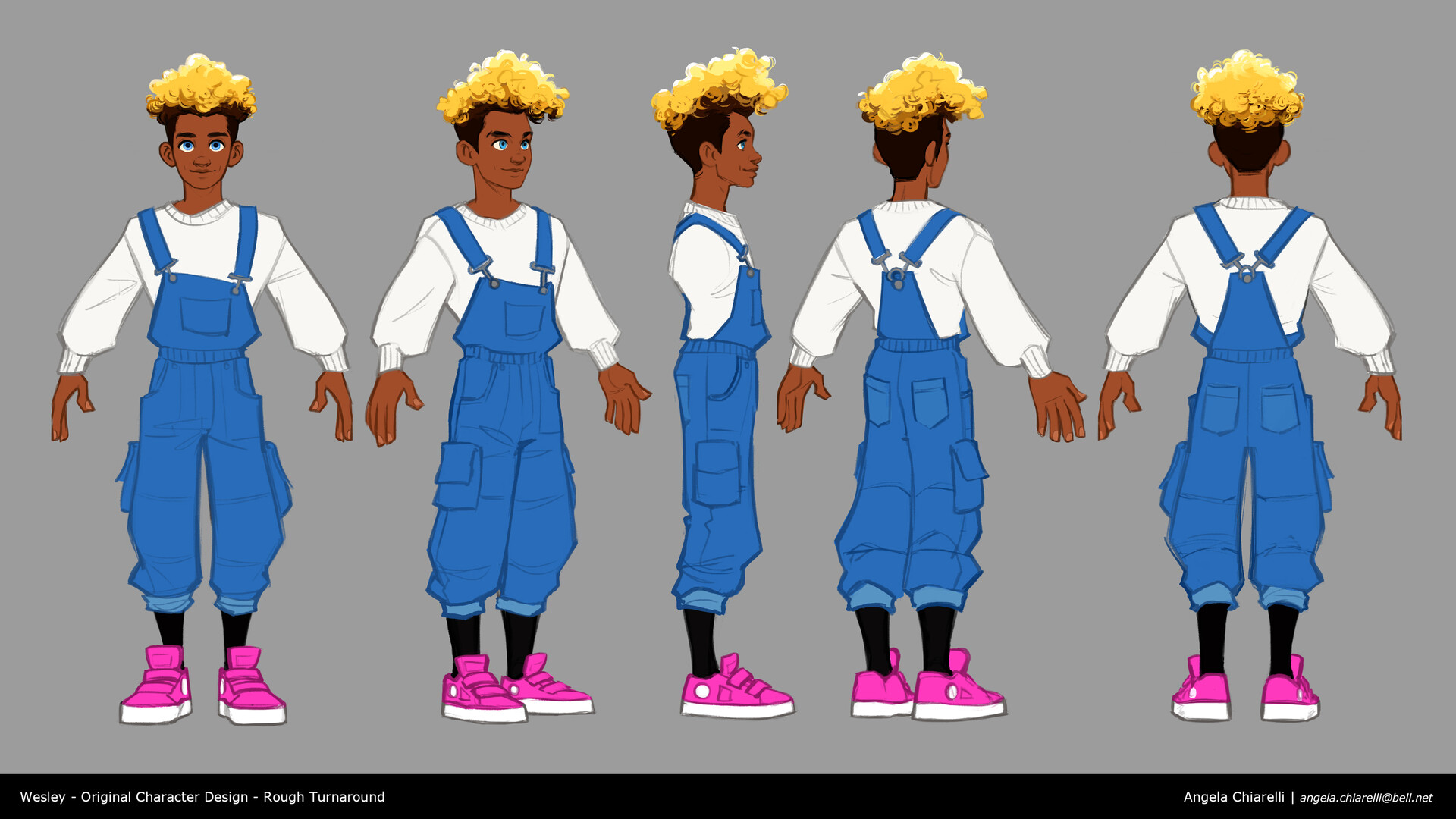 Angela Chiarelli - Wesley Character Design