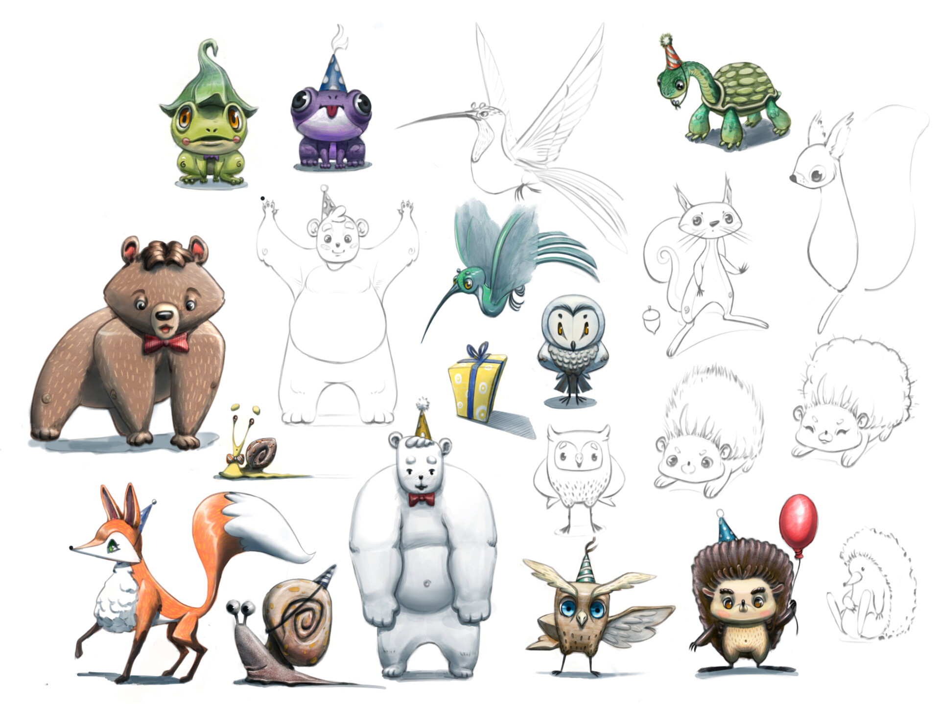 ArtStation - INVI character designs