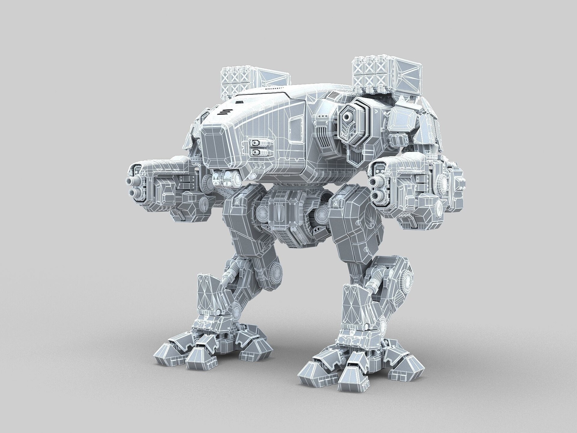 ArtStation - Mech Robot 3D Model Design