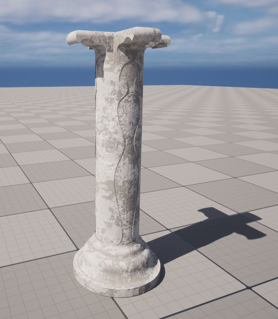 ArtStation - Stone Pillar