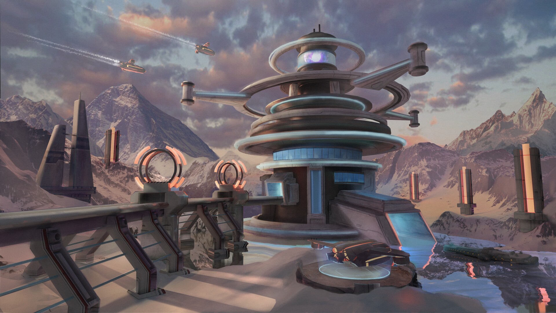 ArtStation - Central Military Base