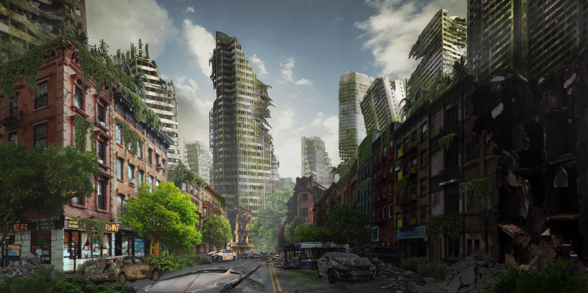 ArtStation - Emerald City Ruins