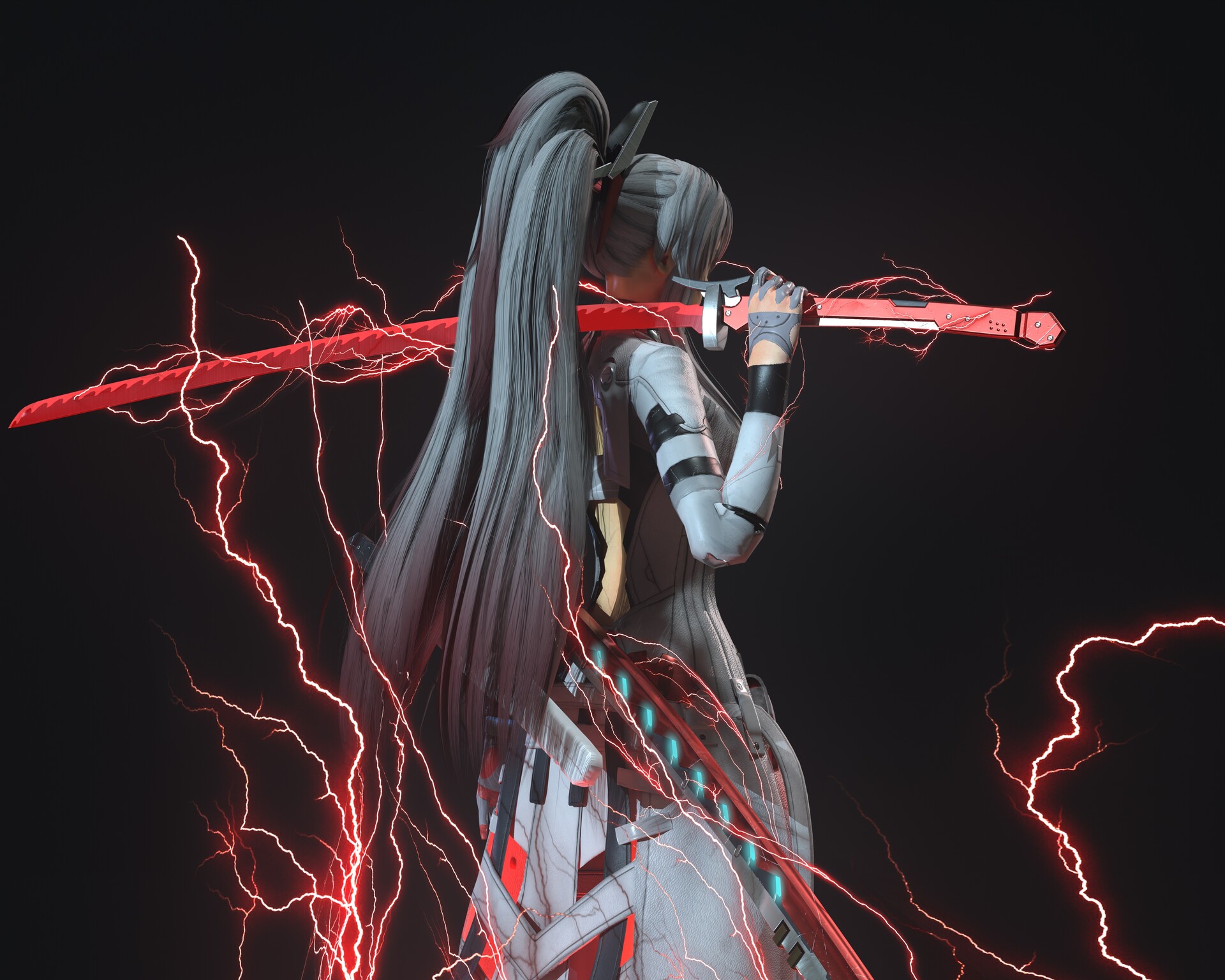 Soul Of Katana - Lucia Crimson Weave FanArt from Punishing Gray Raven