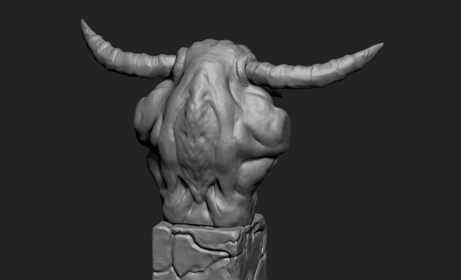 ArtStation - Minotaur statue