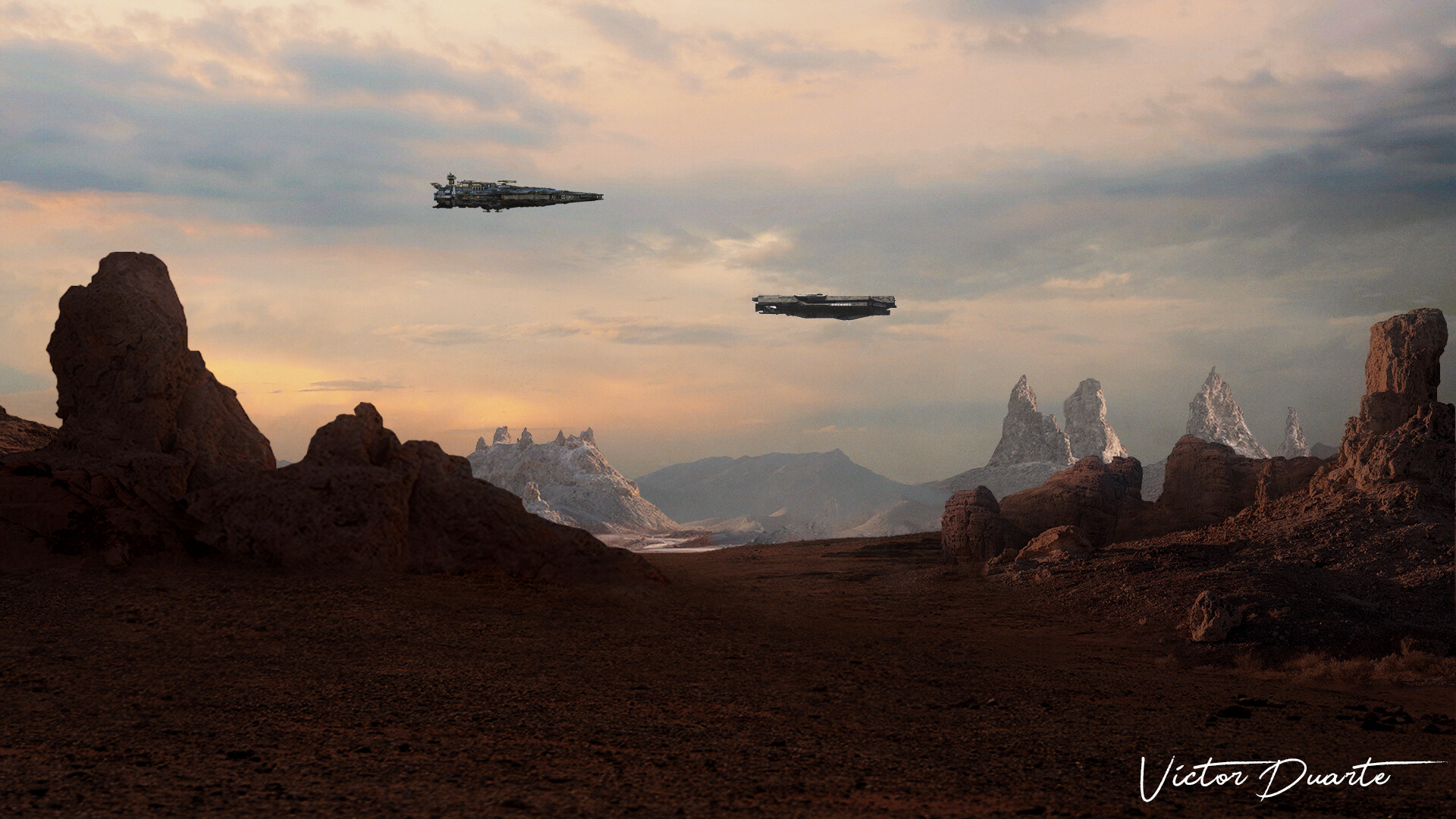 ArtStation - MATTE PAINTING INSPIRED BY STAR WARS
