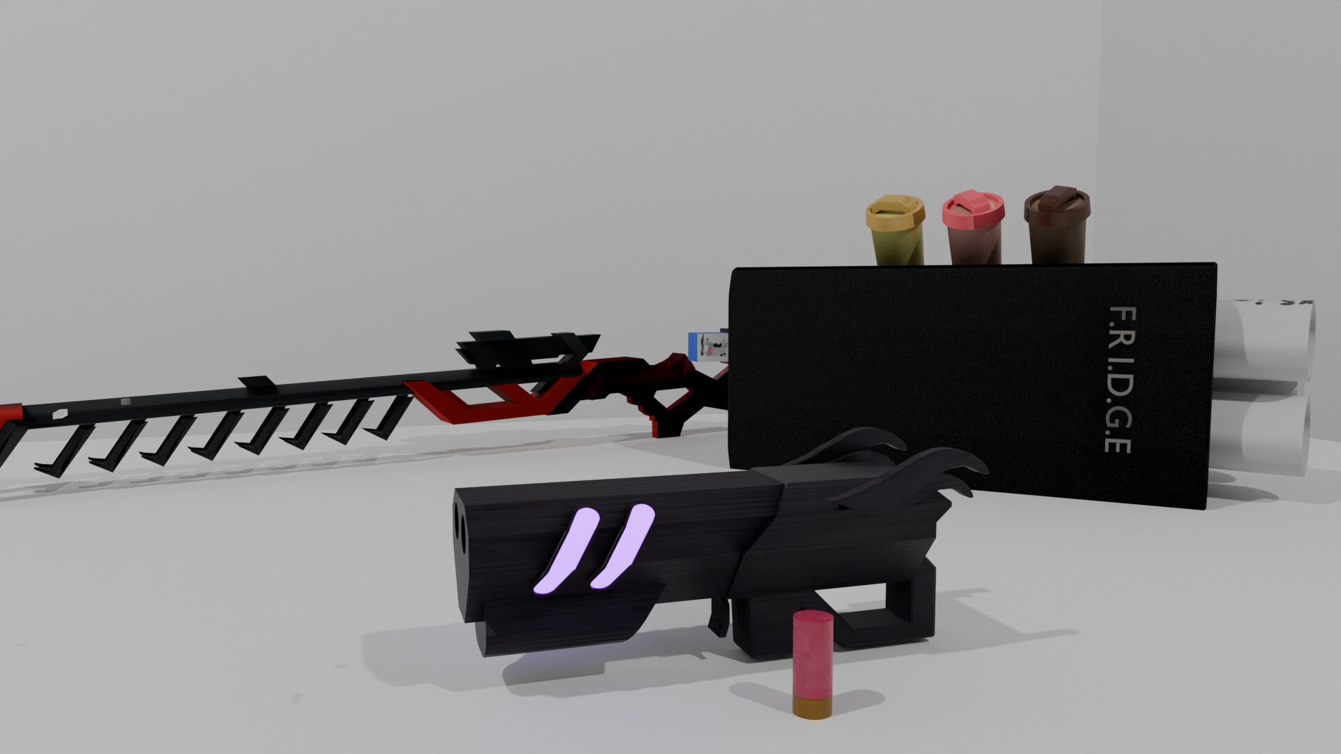 ArtStation - Grayson's Guns (Advanced 3d modeling final)