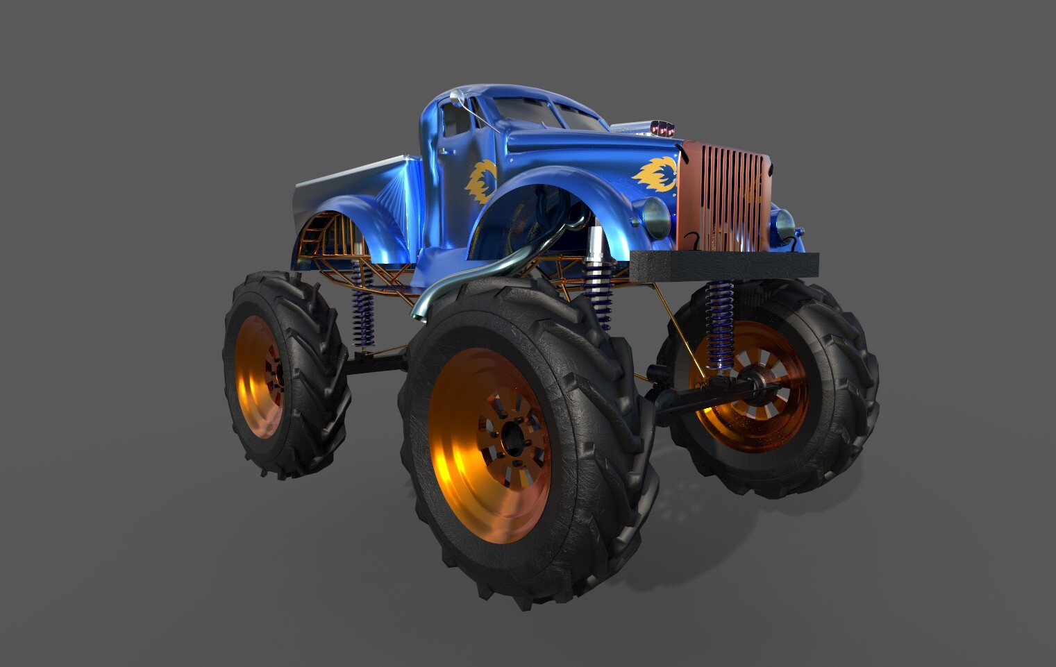 ArtStation - MONSTER TRUCK