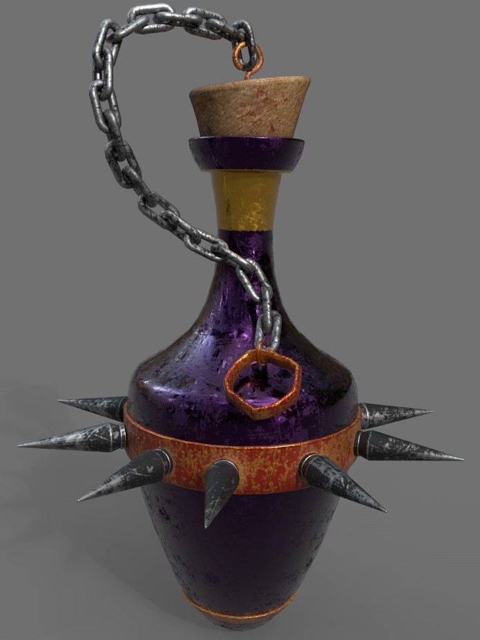 ArtStation - Stylized Potion Bottle