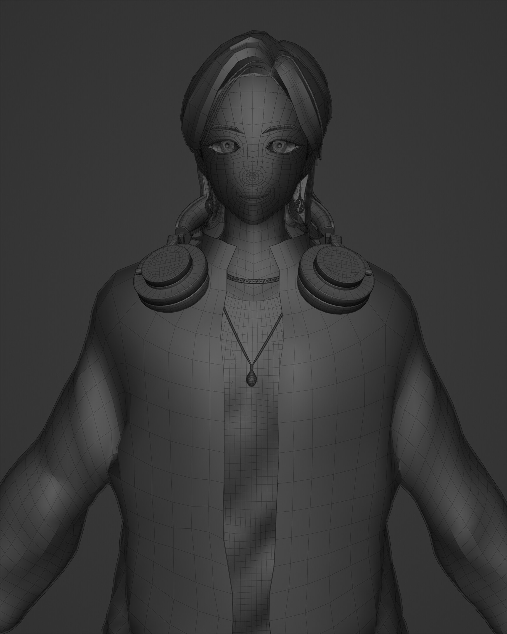 Hizuki_Aoi - Original 3D Character Avatar _ Hizuki