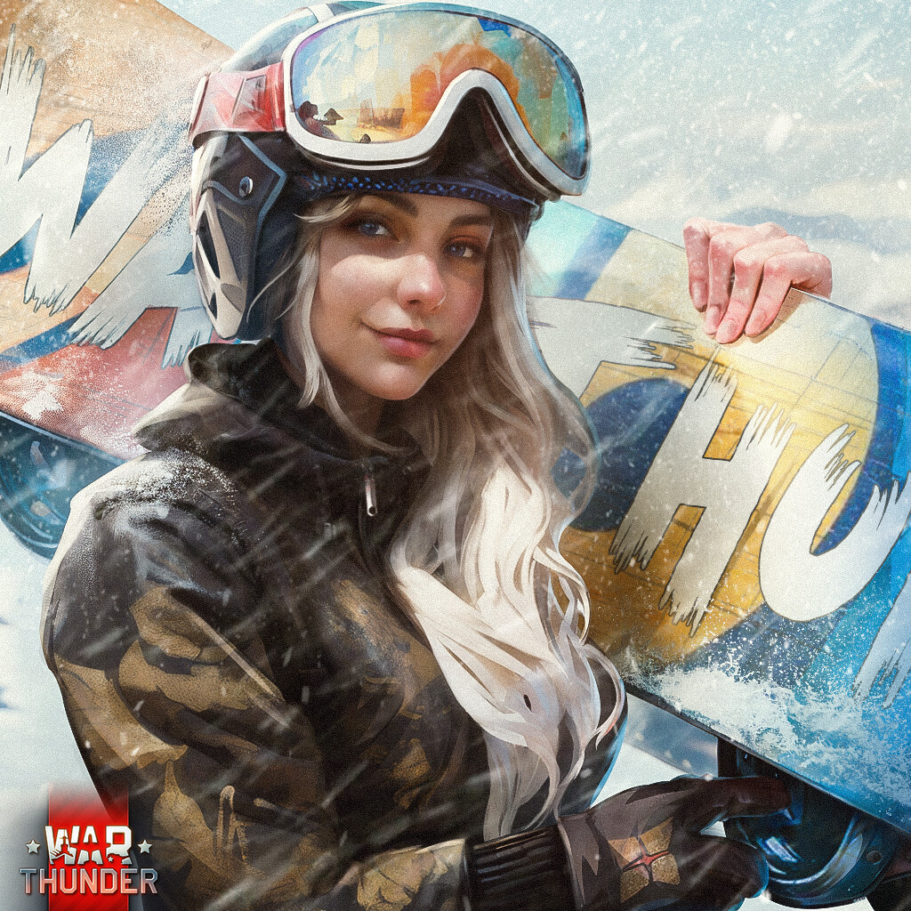 ArtStation - girl character for the game War Thunder
