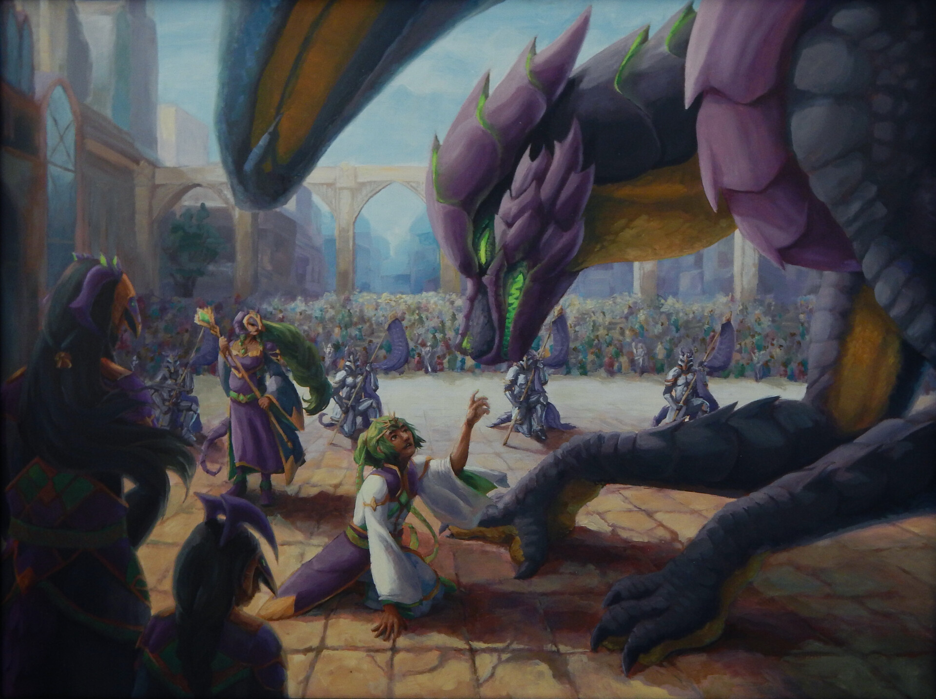 ArtStation - The Dragon's Binding Rite