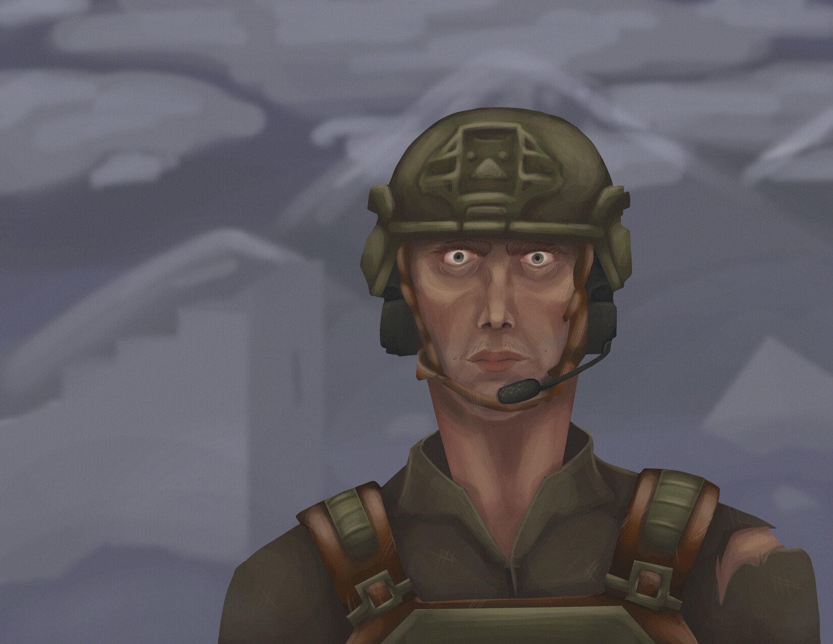 ArtStation - War Never Changes (3000 Yard Stare)