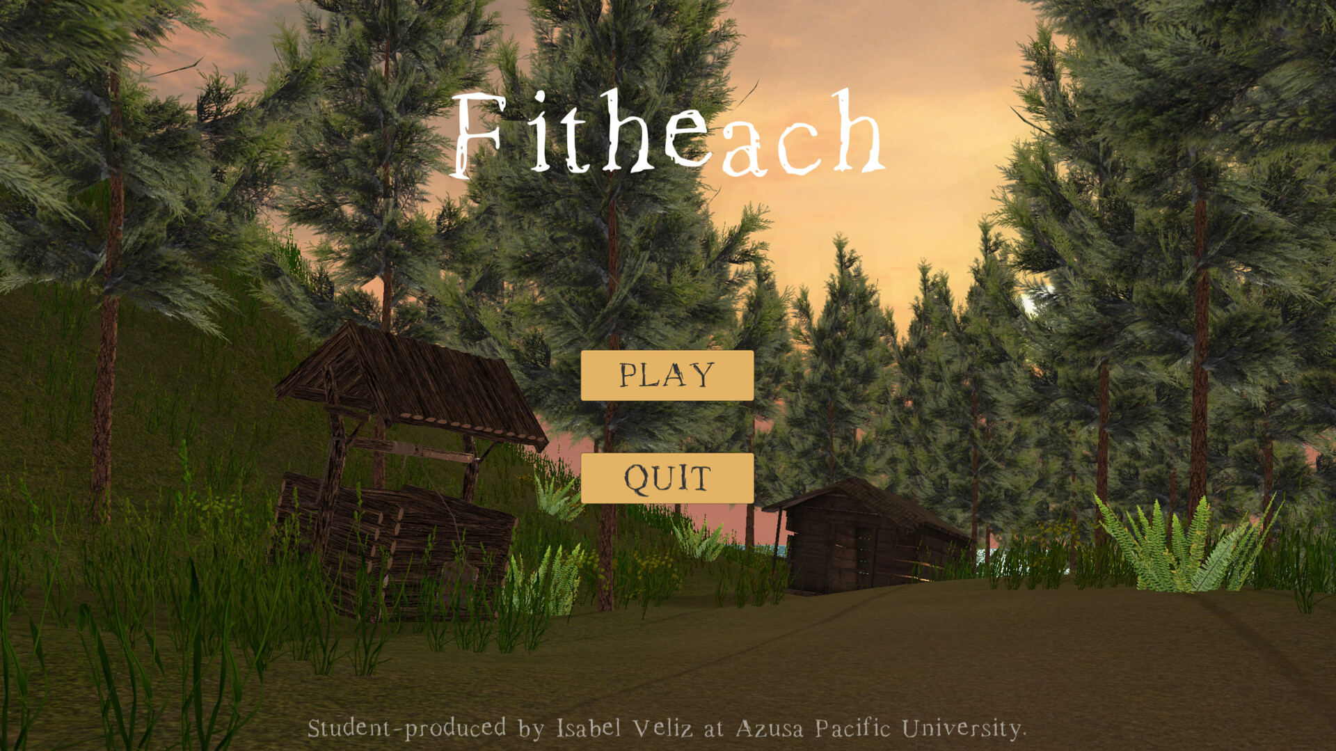 ArtStation - Fitheach (My First 3D Unity Game)