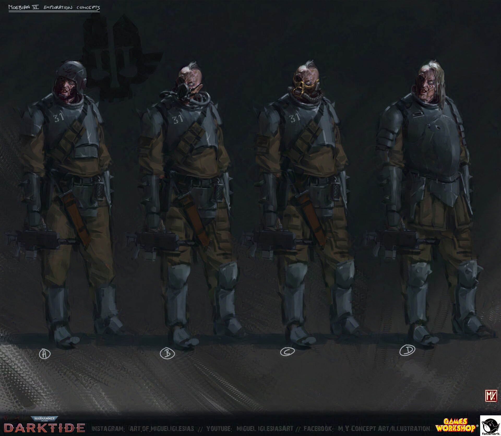 Miguel Iglesias - Warhammer 40000:Darktide- The Moebian VI - Character ...