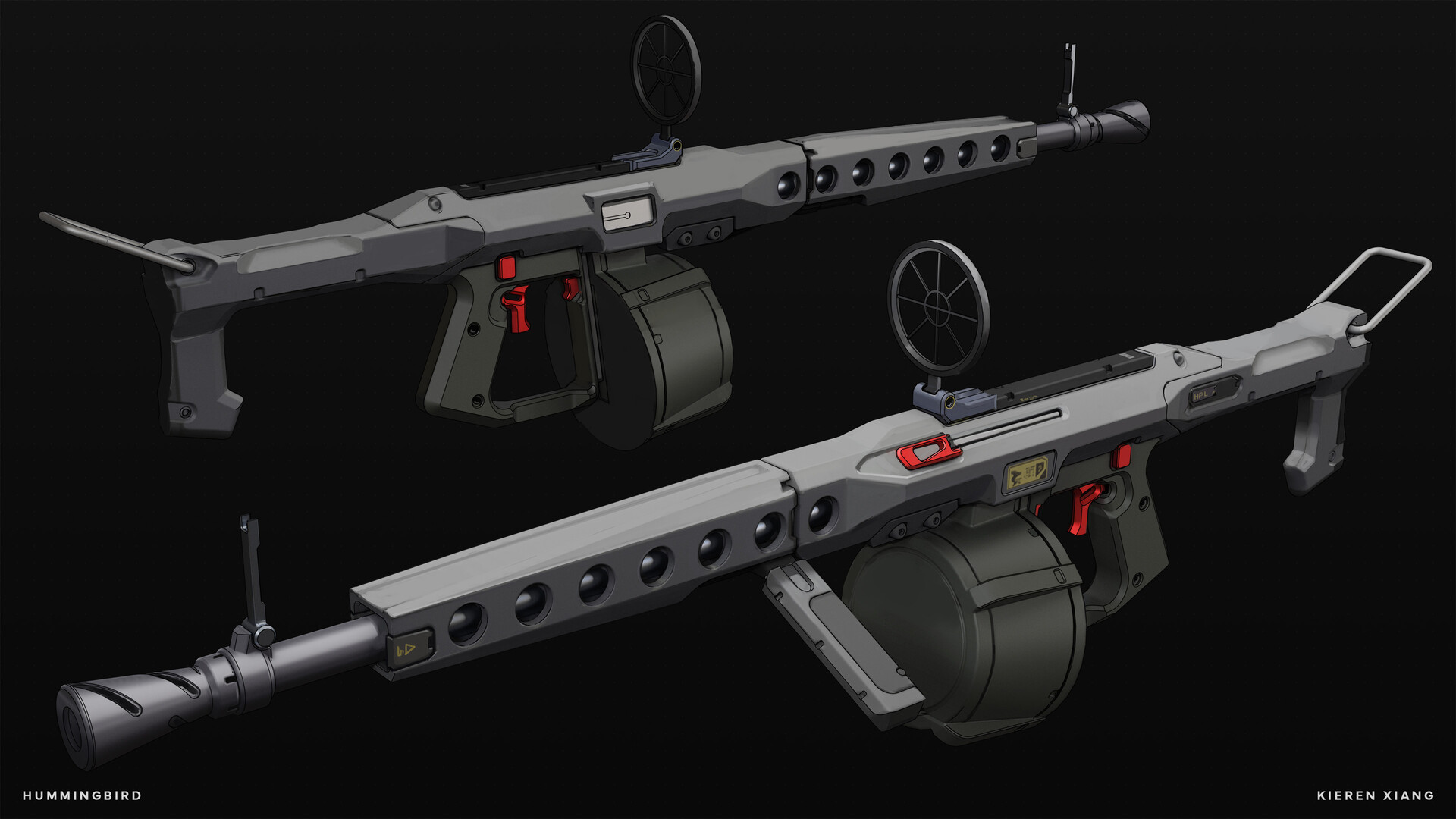 Kieren Xiang - Hummingbird - Weapon Designs