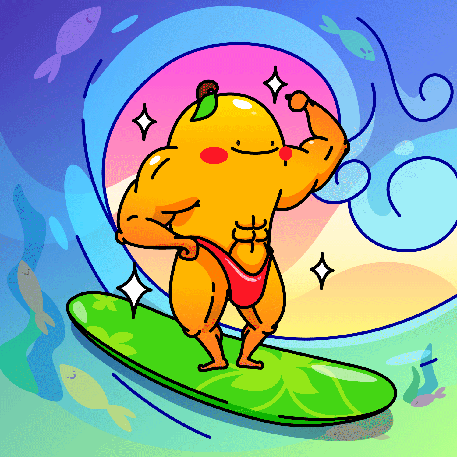 Oleksandra Khomenko - Strong Mango NFT