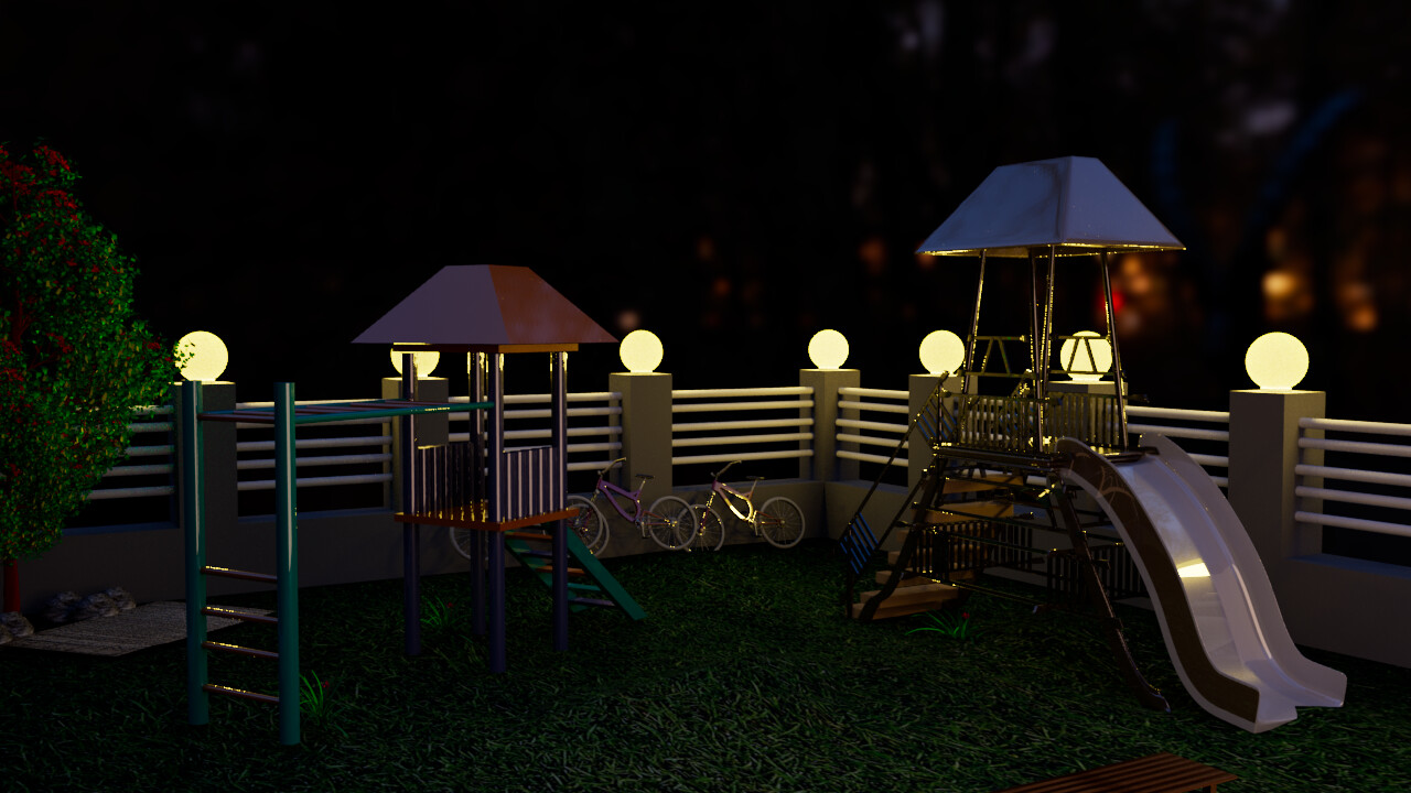 ArtStation - [Lighting] Playground Vibe