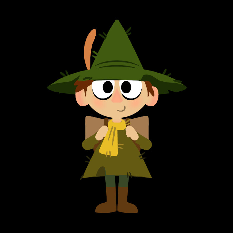ArtStation - Snufkin - Moomin fanart
