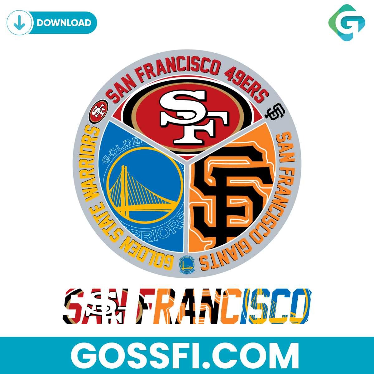 ArtStation - San Francisco Sports Svg Cricut Digital Download