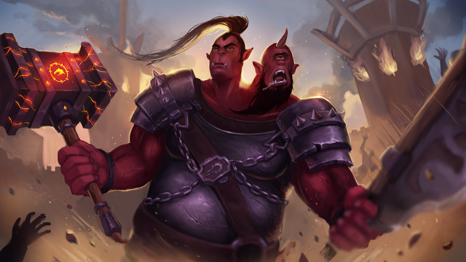 ArtStation - Two headed Ogre