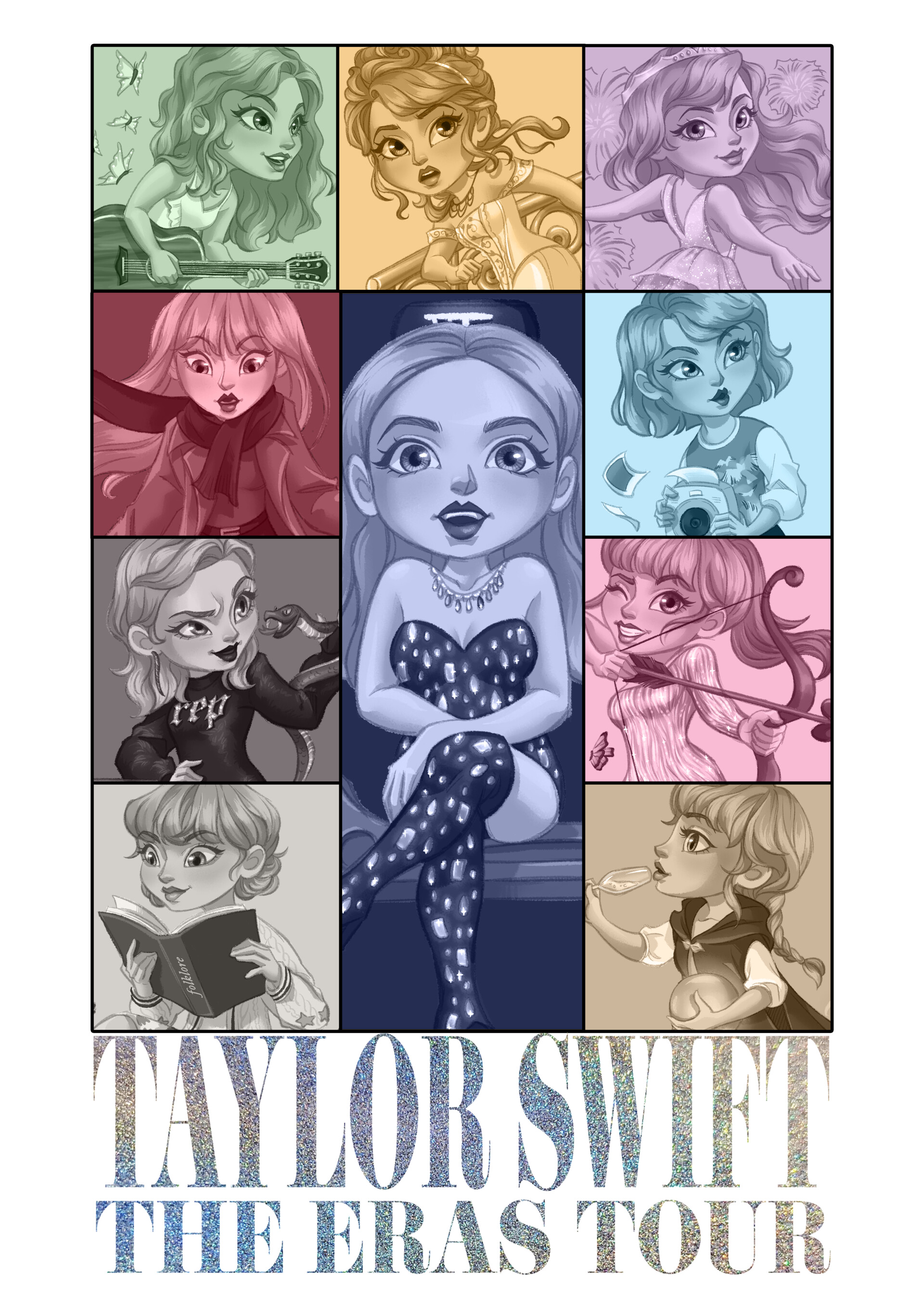 ArtStation - Taylor Swift The Eras Tour Fanart