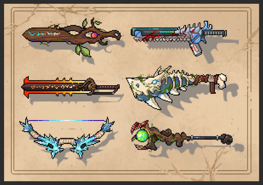 ArtStation - Pixel Weapon