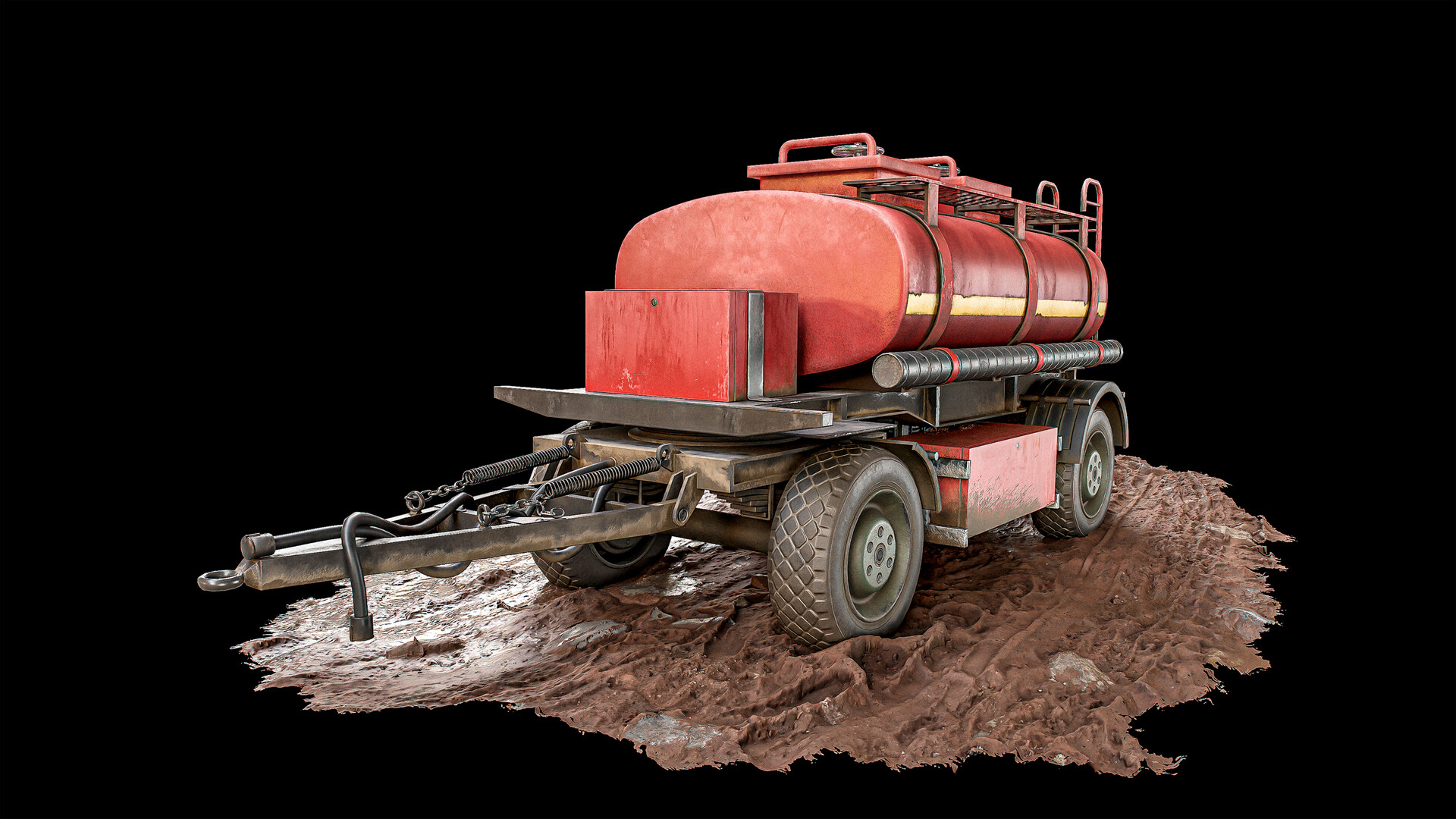 ArtStation - Barrel trailer