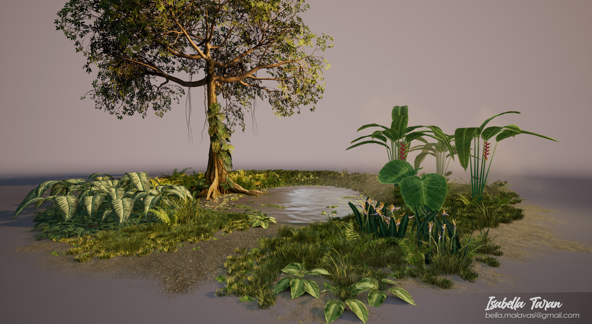 ArtStation - Amazon Rainforest Vignette